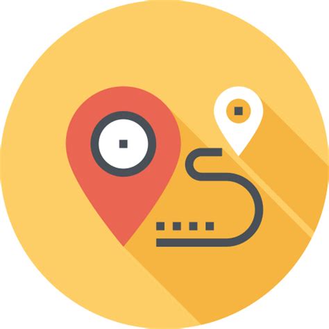 Route Generic Color Fill Icon