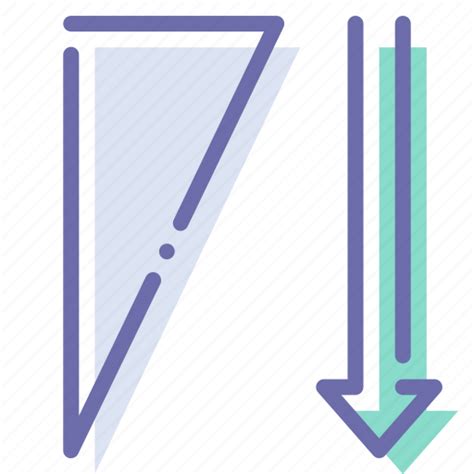 Data Sort Sorting Upright Icon
