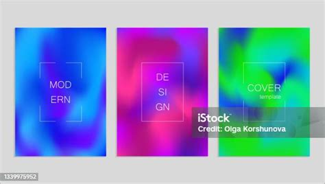 최소한의 추상 벡터 푸아 커버 디자인 템플릿 홀로그래피 그라데이션 배경 플래카드 배너 전단지 프레젠테이션 및 보고서를 위한 벡터 템플릿 0명에 대한 스톡 벡터 아트 및 기타