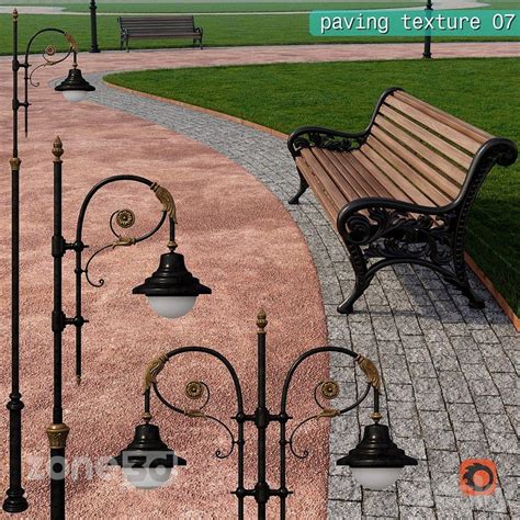 دانلود آبجکت پیاده رو و خیابان