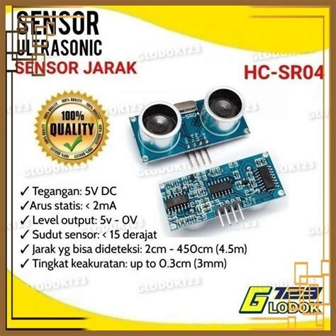 Jual [gld] Sensor Jarak Ultrasonik Ultrasonic Distance Measuring Arduino Hc Sr04 Shopee Indonesia