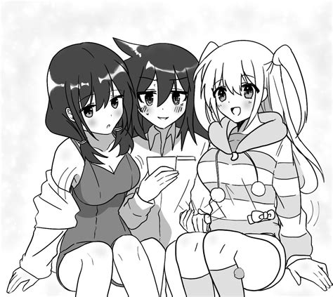 Yuri Moko And Nemo By Nemokuromilk On Twitter R Watamote