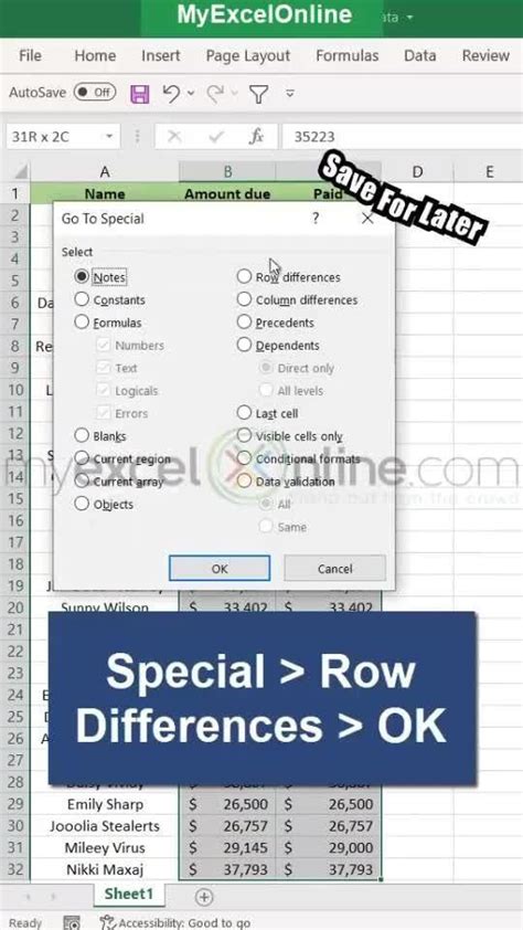 Row Differences Artofit