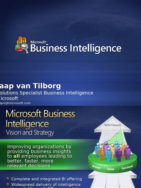 Microsoft Business Intelligence Pdf Share Point Microsoft Sql Server