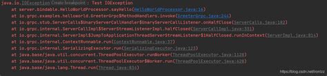 Grpc通过onerror向对端抛送异常gprc Onerror Csdn博客