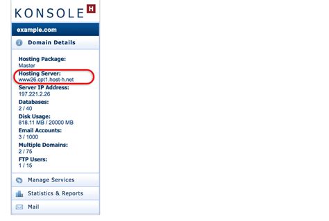 How To Find Your Server Name Via Konsoleh Xneelo Help Centre