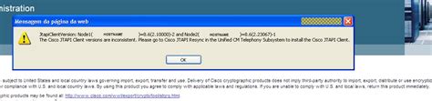 [uccx] versão de jtapi inconsistente com o ucm cisco community