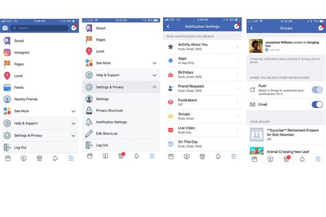 Facebook Notifications Bar