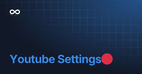 🔴 Youtube Settings Infinity Algo Docs Guide Tutorial Settings