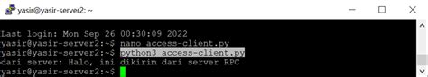 remote procedure call rpc part 1 akses server client yasirutomo