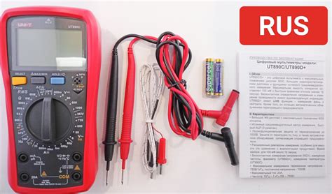Мультиметр Uni T Ut890c с True Rms U I R C F Hfe Ncv купить по выгодной цене с доставкой по