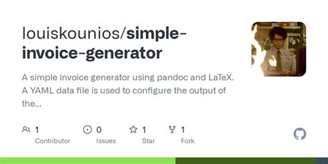 Github Louiskounios Simple Invoice Generator A Simple Invoice