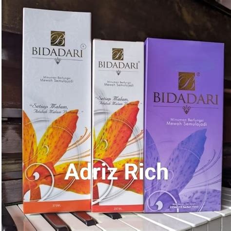 Jus Bidadari Dcl Minuman Kesihatan Wanita 375ml250ml 15 Sachetbody