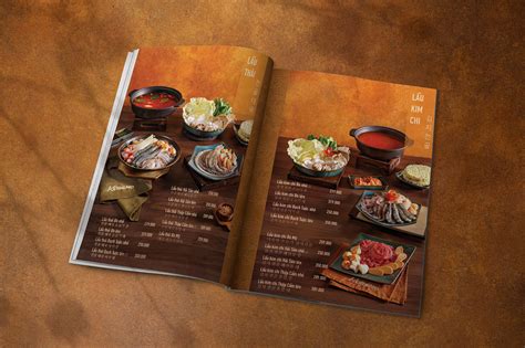 Menu Design Layout Behance