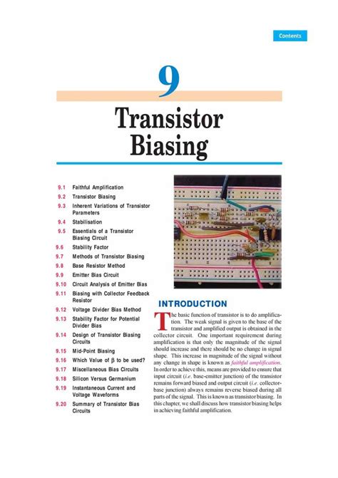 BJT Biasing Notes LearnPick India