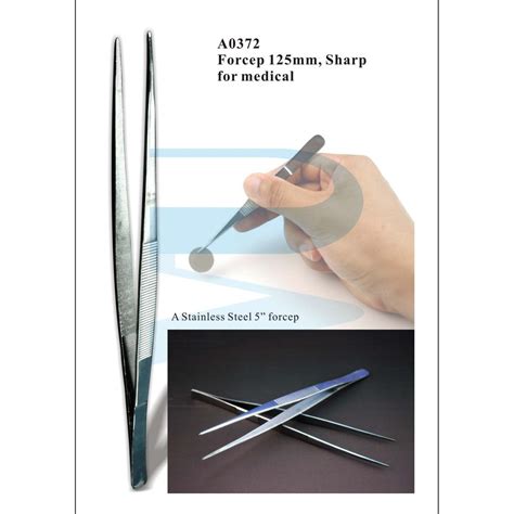 Forcep 125mm Sharp Blunt Straight Curve Shopee Malaysia