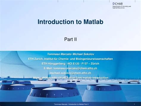 ppt introduction to matlab part ii vector and matrix operations