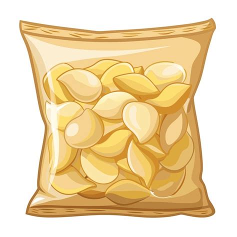 Vector Graphic Design Of Potato Chips Food In Pack Premium Ai Generated Vector