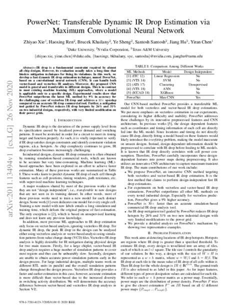 Pdf Powernet Transferable Dynamic Ir Drop Estimation Via Maximum