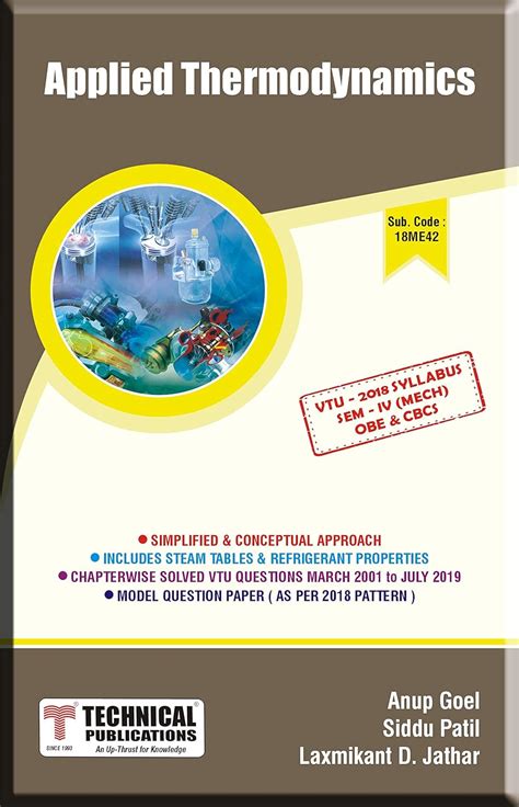 Applied Thermodynamics For Be Vtu Course 18 Obe And Cbcs Iv Mech 18me42 Anup Goel Siddu