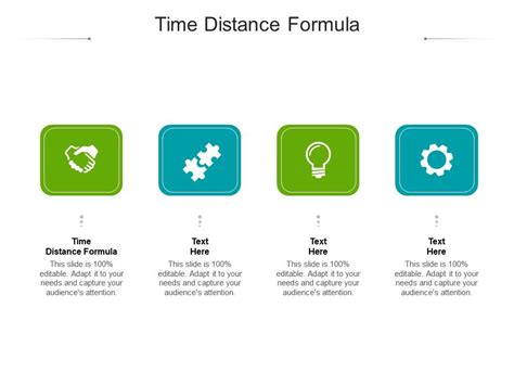 Time Distance Formula Ppt Powerpoint Presentation Icon Diagrams Cpb Presentation Graphics