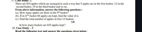 There Are 810 Apples Which Are Arranged In Such A Way That 5 Apples Are I