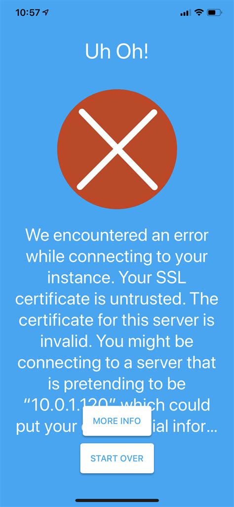 Ssl Certificate Is Untrusted Home Assistant Companion For Apple Home Assistant Community