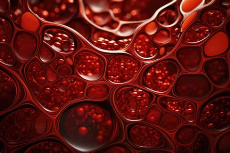 Premium Ai Image Explore The Chromatic Connections In Red Where Abstract Lines Interconnect