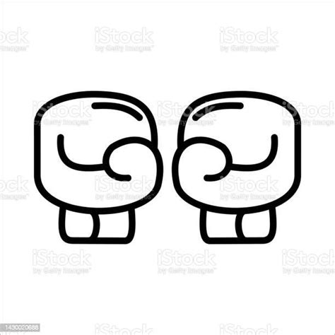 권투 아이콘 로고 디자인 벡터 템플릿 일러스트 기호 및 기호 픽셀 완벽 개념에 대한 스톡 벡터 아트 및 기타 이미지 개념 검은색 격투기 Istock