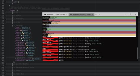 Write Host Foregroundcolor Gray Shows Whatever The Supplied Foreground