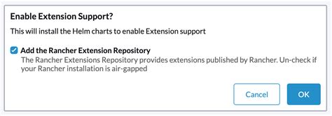 Extensions Add Partner Repository · Issue 9214 · Rancherdashboard