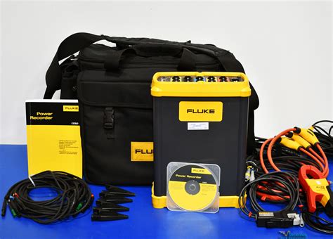 Fluke 1750 Power Recorder 3 Ph Power Logger 5a 40a 400a 1000a 3000a
