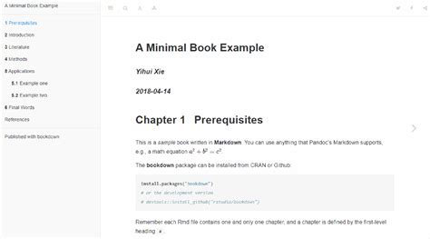 The Revamped Bookdown Org Website RStudio