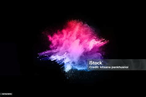 추상적인 색된 먼지 폭발에 검은 Backgroundabstract 분말 Splatted 배경 컬러 파우더 컬러 파우더를 던지고 폭발의 동결 모션 색된 반짝이 텍스처 가득