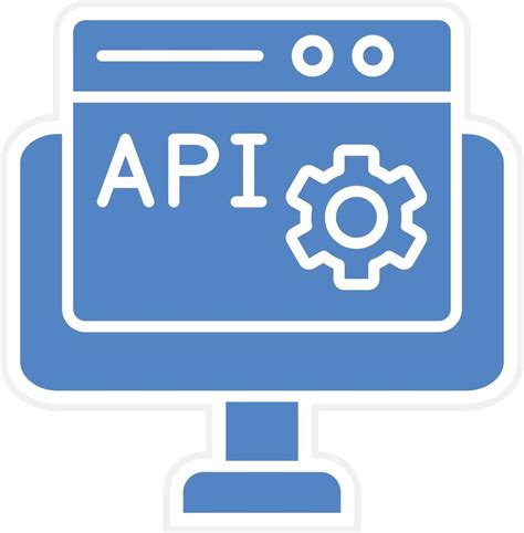 Web API Vector Icon Design Vector Art At Vecteezy