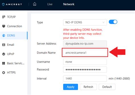 How To Setup An Amcrest Camera Using NO IP DDNS IP M MD E AI Amcrest