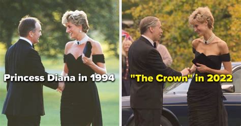 Elizabeth Debicki On The Crown Diana Revenge Dress