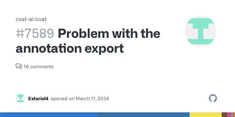 Problem With The Annotation Export · Issue 7589 · Cvat Aicvat · Github