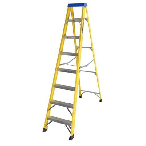 Greenbrook 8 Tread Fibreglass Stepladder Lad8 Cef