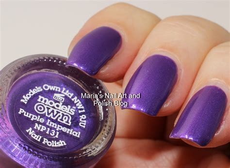Marias Nail Art And Polish Blog Models Own Swatch Spam Deep Purple
