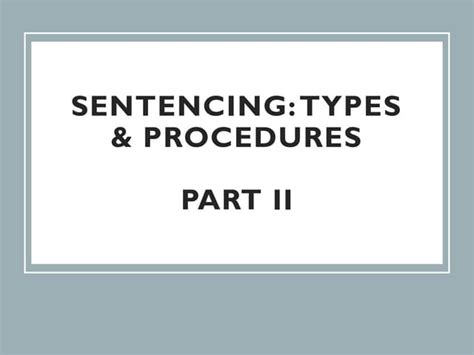 Syarahan 8 Sentencing Part Ii Lecture On Cpc For Sentencing Pptx Ppt