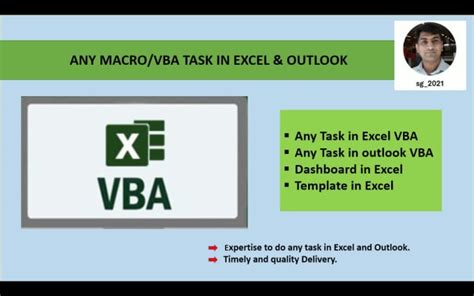Do Any Task In Excel Vba Google App Script Outlook Macros By Sg 2021 Fiverr