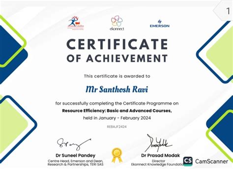 Santhosh Ravi On Linkedin Happy Share My Successfully Completion Of