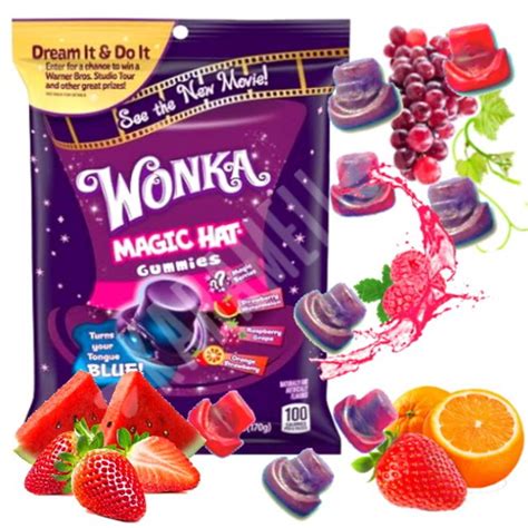 Balas Wonka Magic Hat Gummies Mondelez Importado Turquia Karamell Store