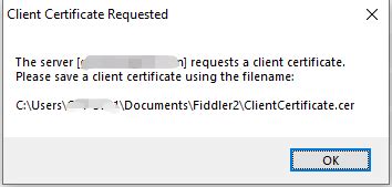 Solving Connectivity Issue With Fiddler Classic When Using P12