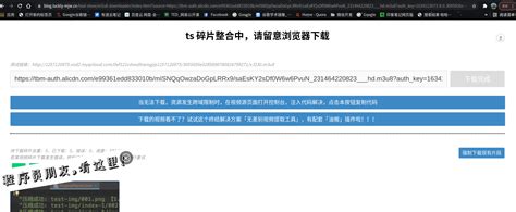 Blob视频下载m3u8视频在线下载 哔哩哔哩