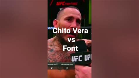 Chito Vera Vs Rob Font Youtube