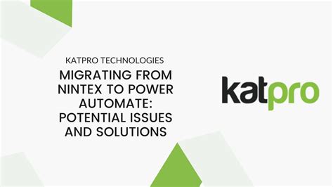 migrating from nintex to power automate issues and solutions