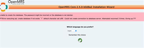 Openmrs 250 Cant Connect To My Mysql Implementing Openmrs Talk
