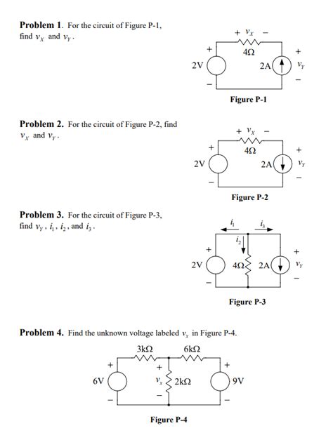 Solved Problem For The Circuit Of Figure P Find Vy And Chegg Com
